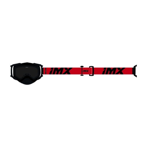 GOGLE IMX DUST BLACK MATT/RED - SZYBA DARK SMOKE + CLEAR (2 SZYBY W ...