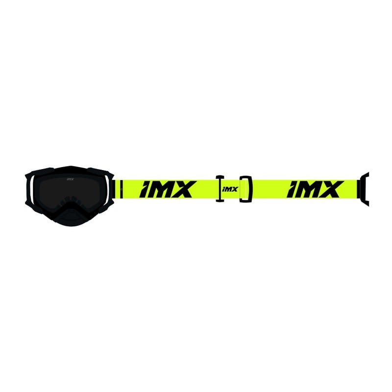 GOGLE IMX DUST BLACK MATT/FLUO YELLOW - SZYBA DARK SMOKE + CLEAR (2 ...