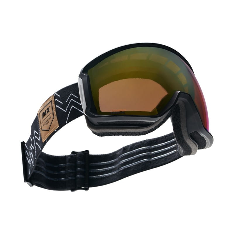 GOGLE SNOWBOARDOWE IMX PEAK BLACK MATT/GRAPHIC BLACK - SZYBA PODWÓJNA ...